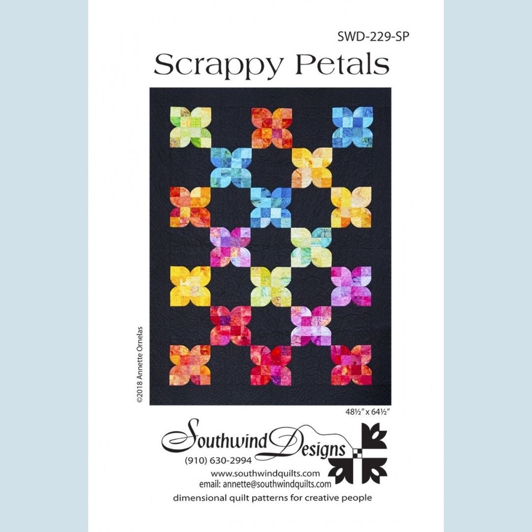 Scrappy Petals Pattern | Just A Little Something